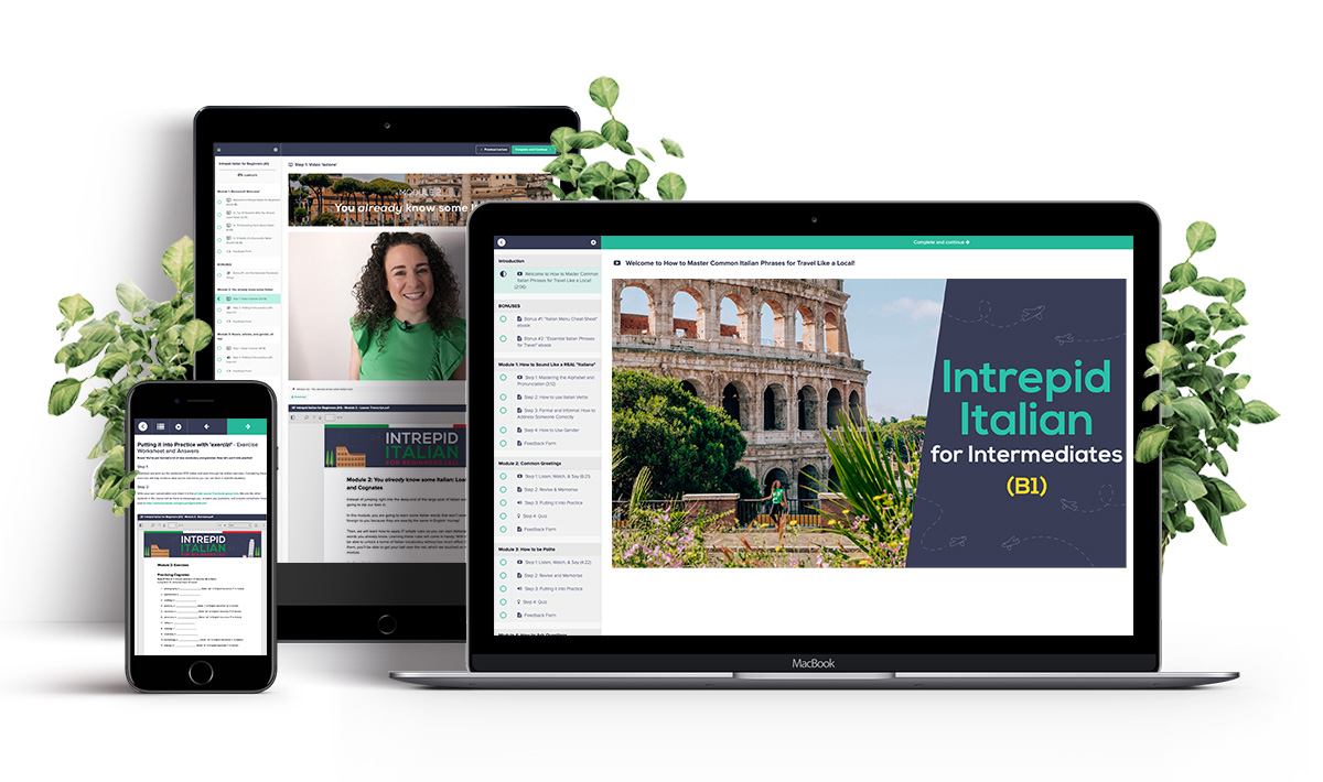 Intrepid Italian for Intermediates (B1) - Intrepid Italian with Michele